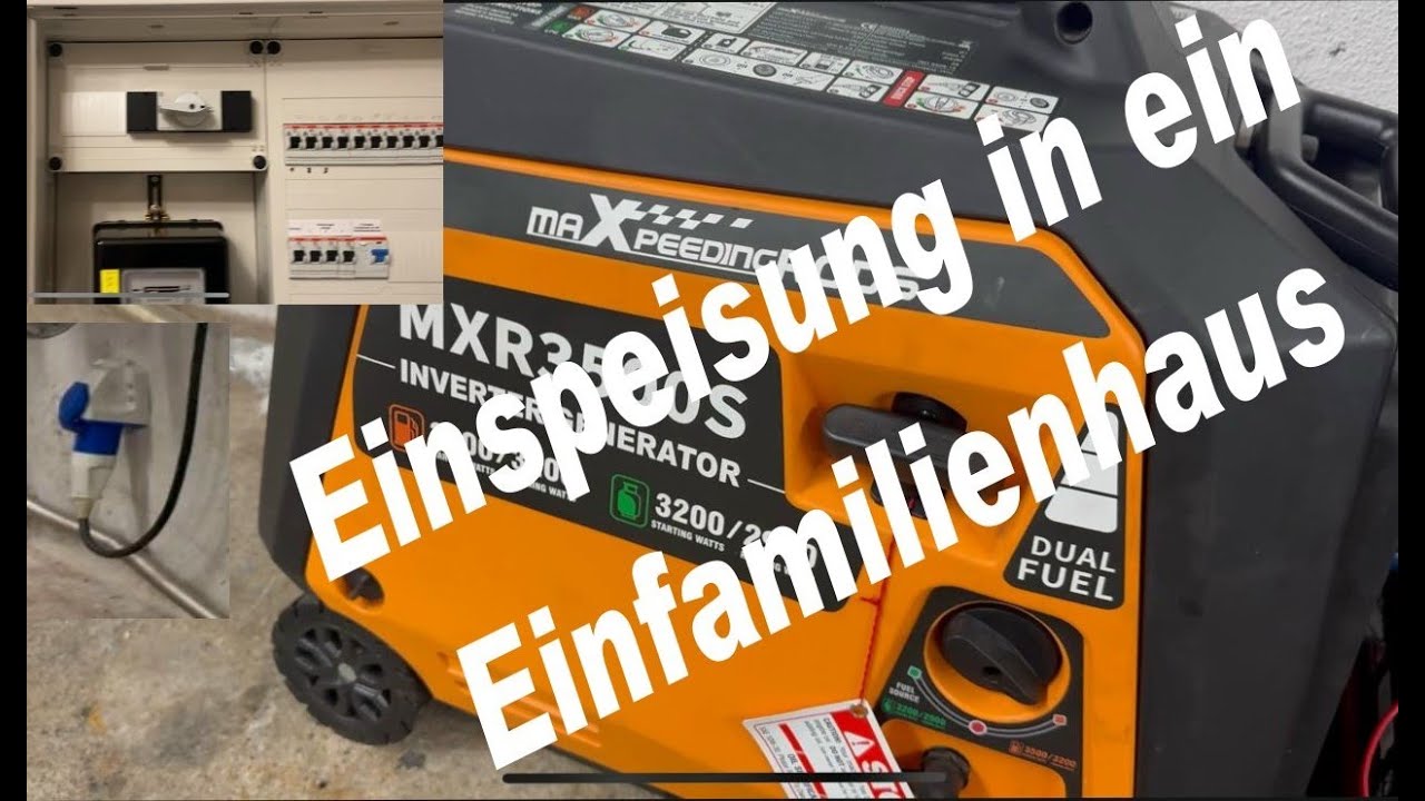 Notstromgenerator, Notstromaggregat oder Inverter Stromerzeuger ans ...