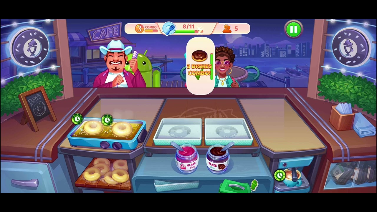 Level 1 to 5 Gameplay Walkthrough – Cooking Craze 60 FPS – New Food ...