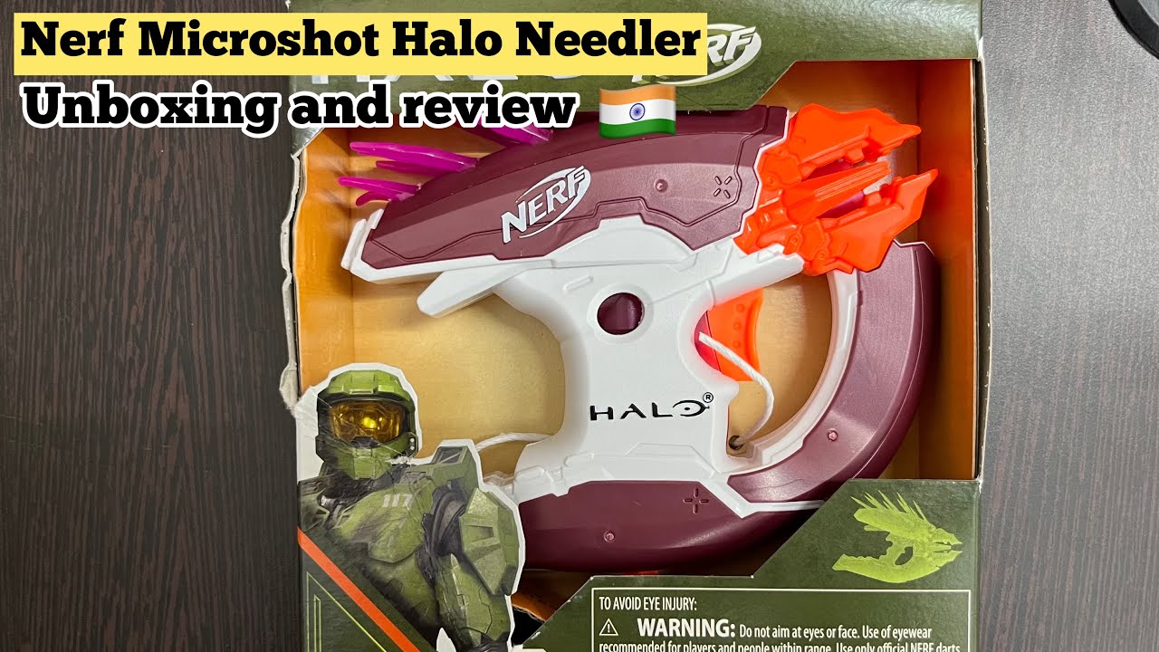 Nerf Microshot Halo Needler blaster unboxing and review - it it worth ...
