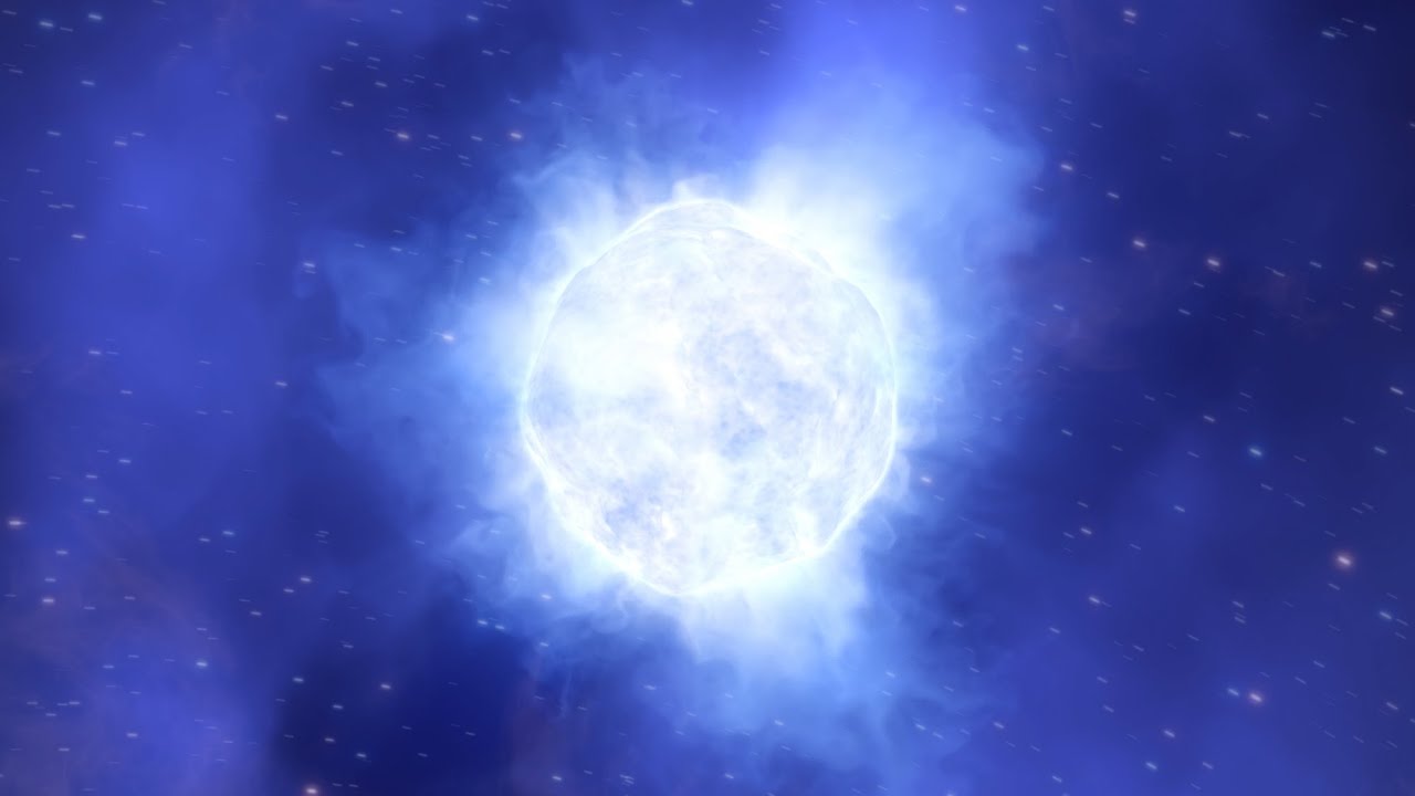 Telescope Captures Massive Star Vanishing Into Thin Air - YouTube