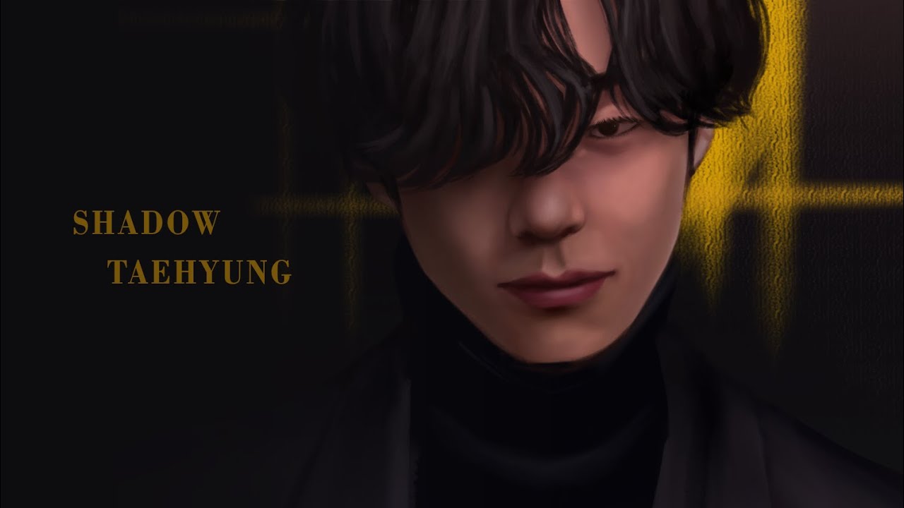 shadow taehyung | Speedpaint | Photoshop painting process | Taehyung ...