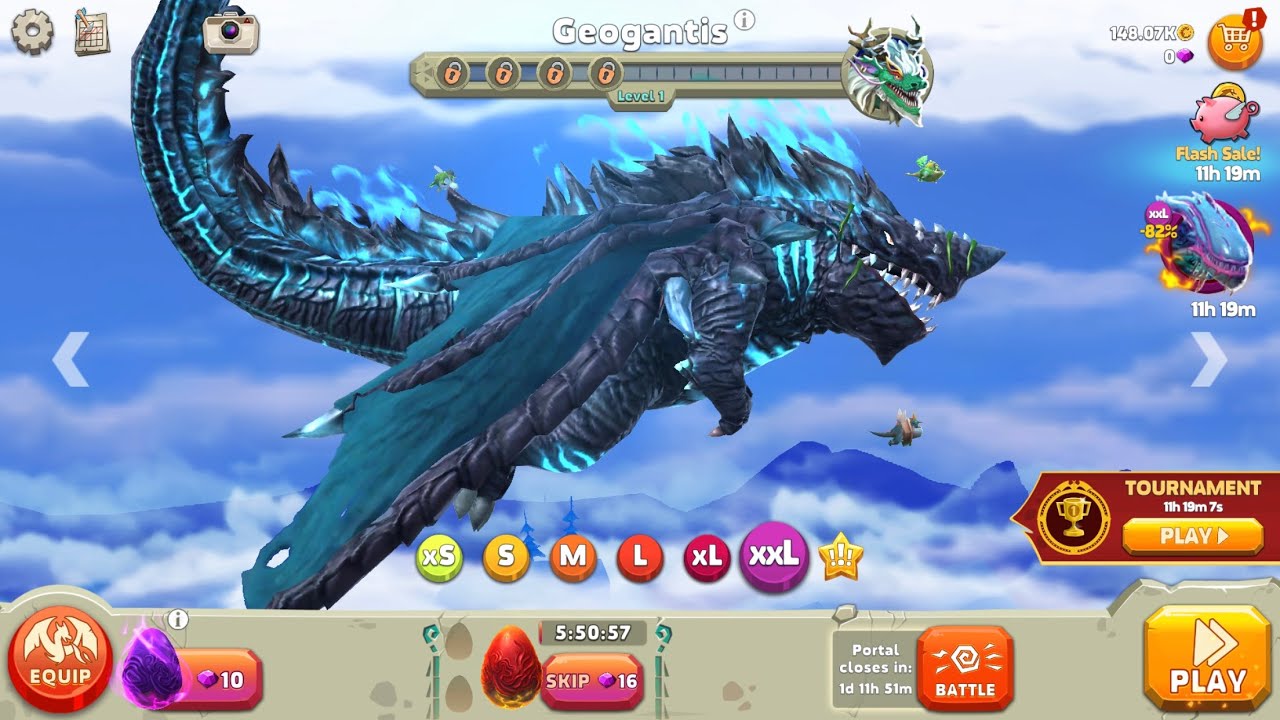 Hungry Dragon Geogantis - YouTube