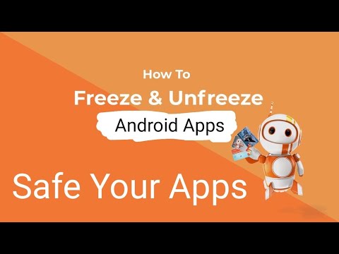 How to freeze & unfreeze apps for all Android device 2022 - YouTube