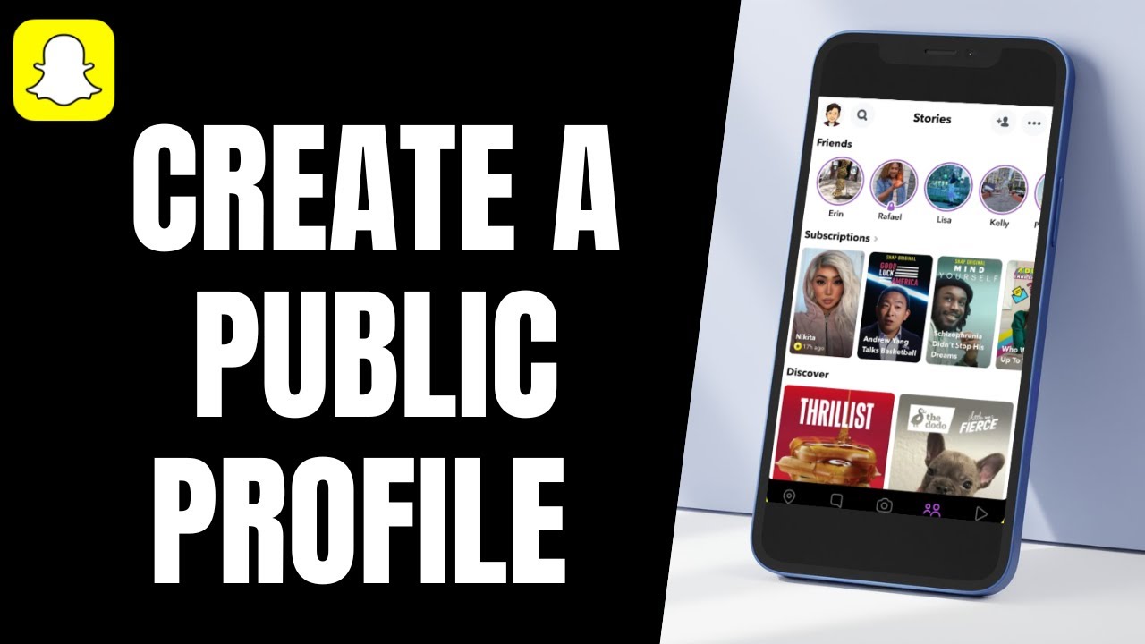 How to Create a Public Profile on Snapchat - YouTube