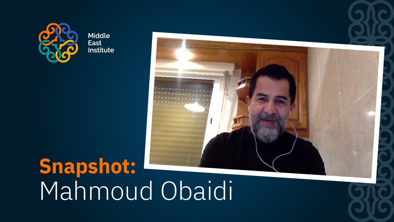 Snapshot: Mahmoud Obaidi on creativity under quarantine - YouTube