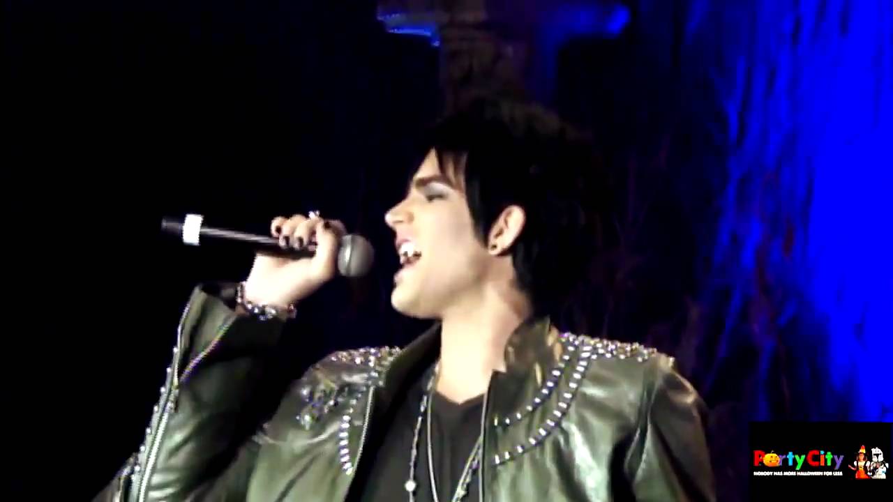 Adam Lambert - Ring of Fire *ENHANCED VERSION* Party City - YouTube