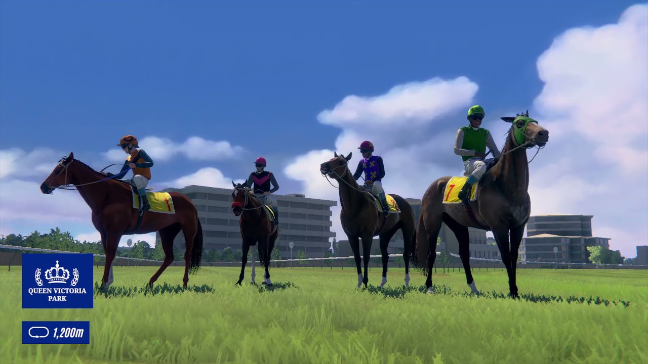 (PS4 Phar Lap) Merry Spirit and AI Jockey K. Johnson Kick Clear in the ...