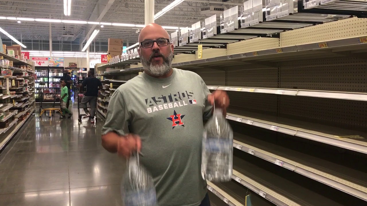 Uncle Freddy Hurricane Harvey update 2. Live from HEB - YouTube