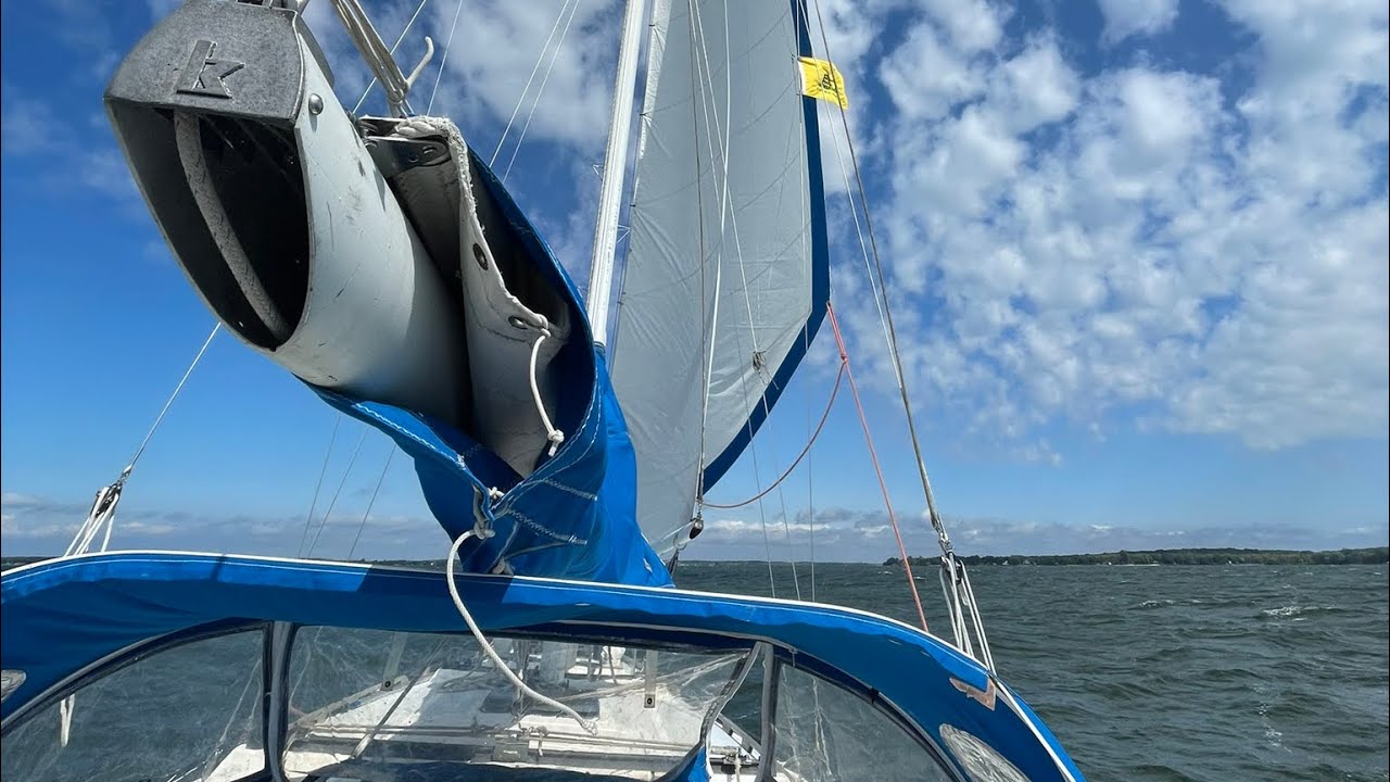 Sailing Henderson Bay Lake Ontario on my Hunter 37C - YouTube