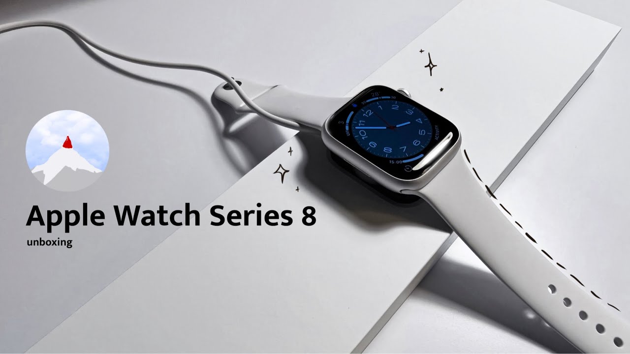 apple watch series 8 45mm (silver) | unboxing - YouTube