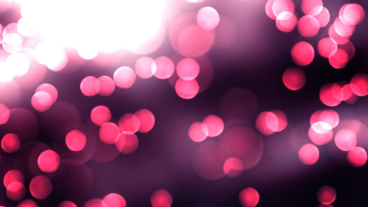 4k Pink Purple Bokeh Effect Particles Overlay - YouTube