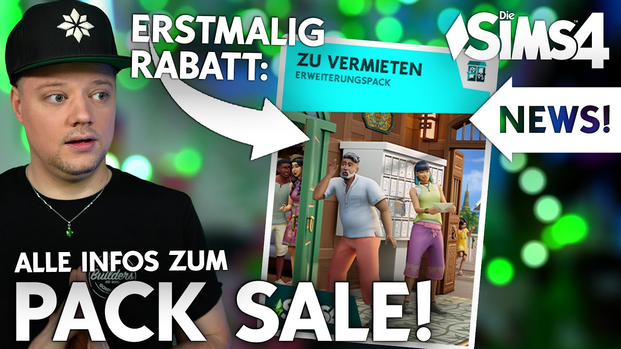 NEWS: Die Sims 4 PACK SALE! Sogar Zu vermieten erstmalig mit Rabatt ...