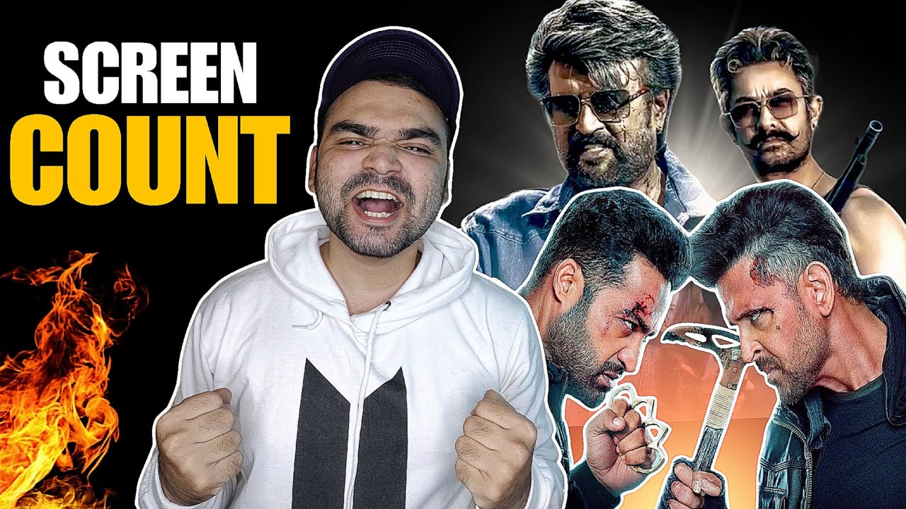 War 2 Vs Coolie Screen Count | War 2 Vs Coolie Box Office Prediction - YouTube