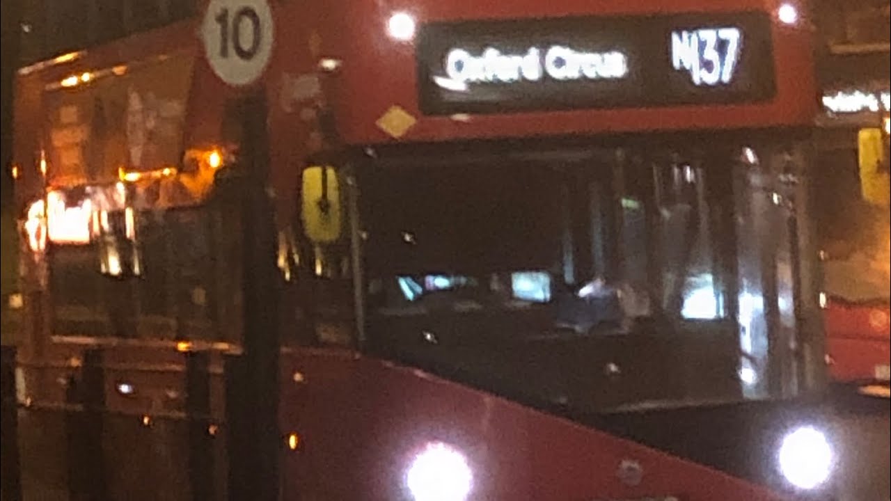 Full Journey on the N137 from Crystal Palace Parade to John Lewis ...