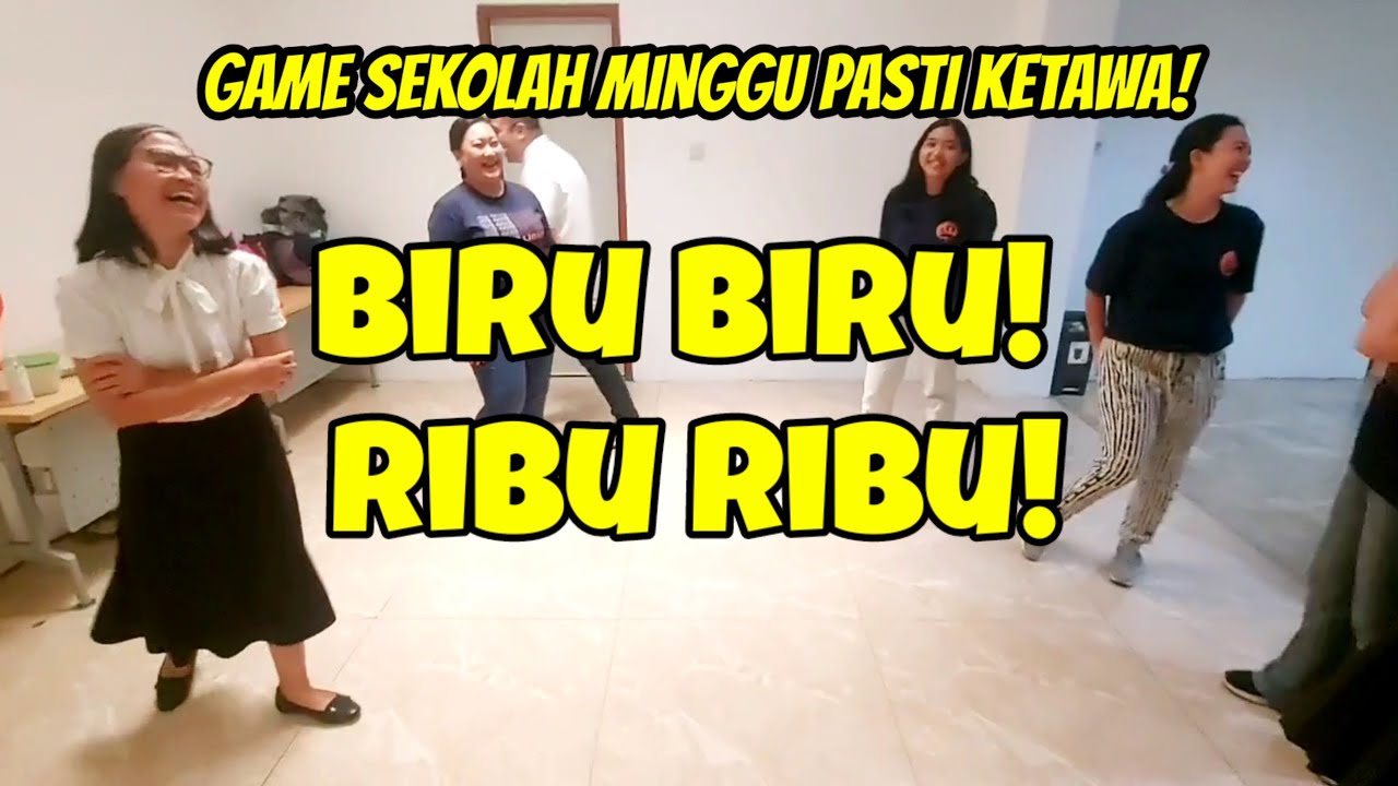 Game Sekolah Minggu: Biru Biru Ribu Ribu [Sekolah Minggu Kreatif] - YouTube