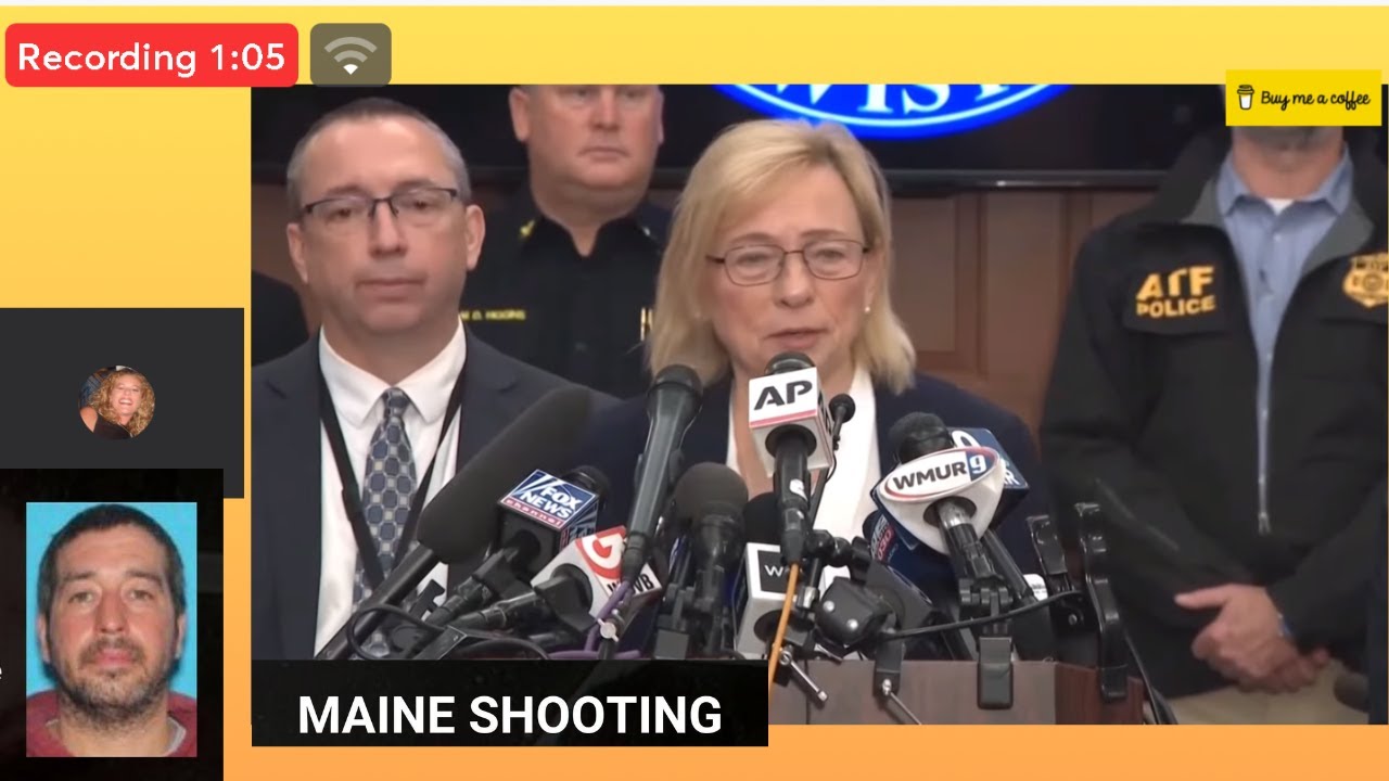 Maine Police Press Conference on Robert Card - Still at Large - YouTube