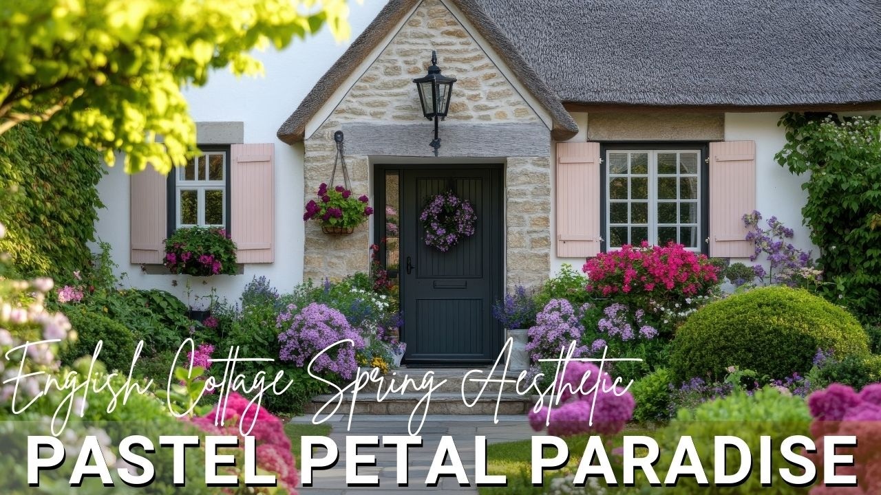 English Cottage Spring Aesthetic: Soft Lilacs, Powder Blues & Floral ...