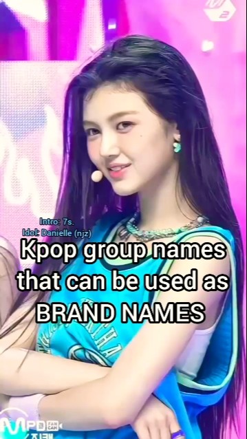 Kpop group names that can be used as brand names?! #kpop #shorts #yt # ...