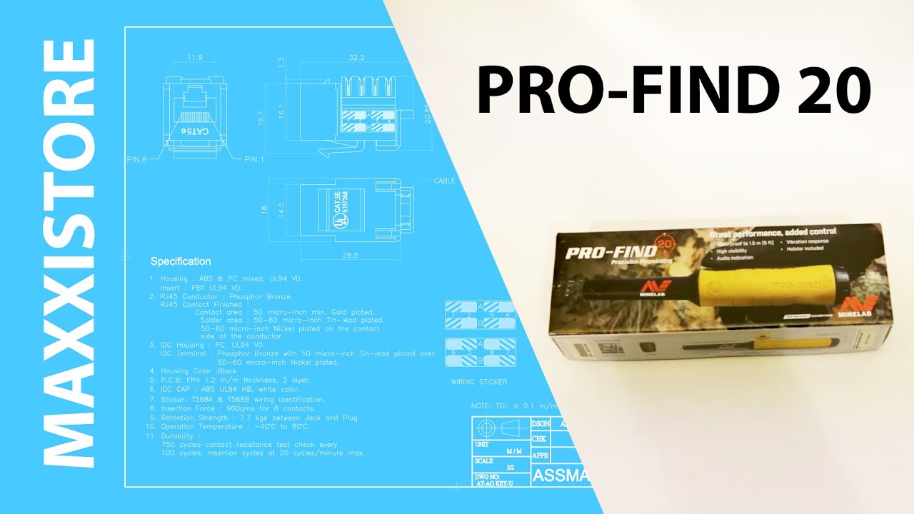 Unboxing - Minelab Metal detector Pointer Pro-find 20 - YouTube