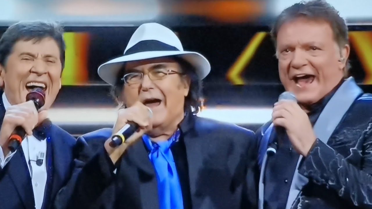 Morandi - Ranieri - Al Bano insieme sul palco di Sanremo 2023 - YouTube