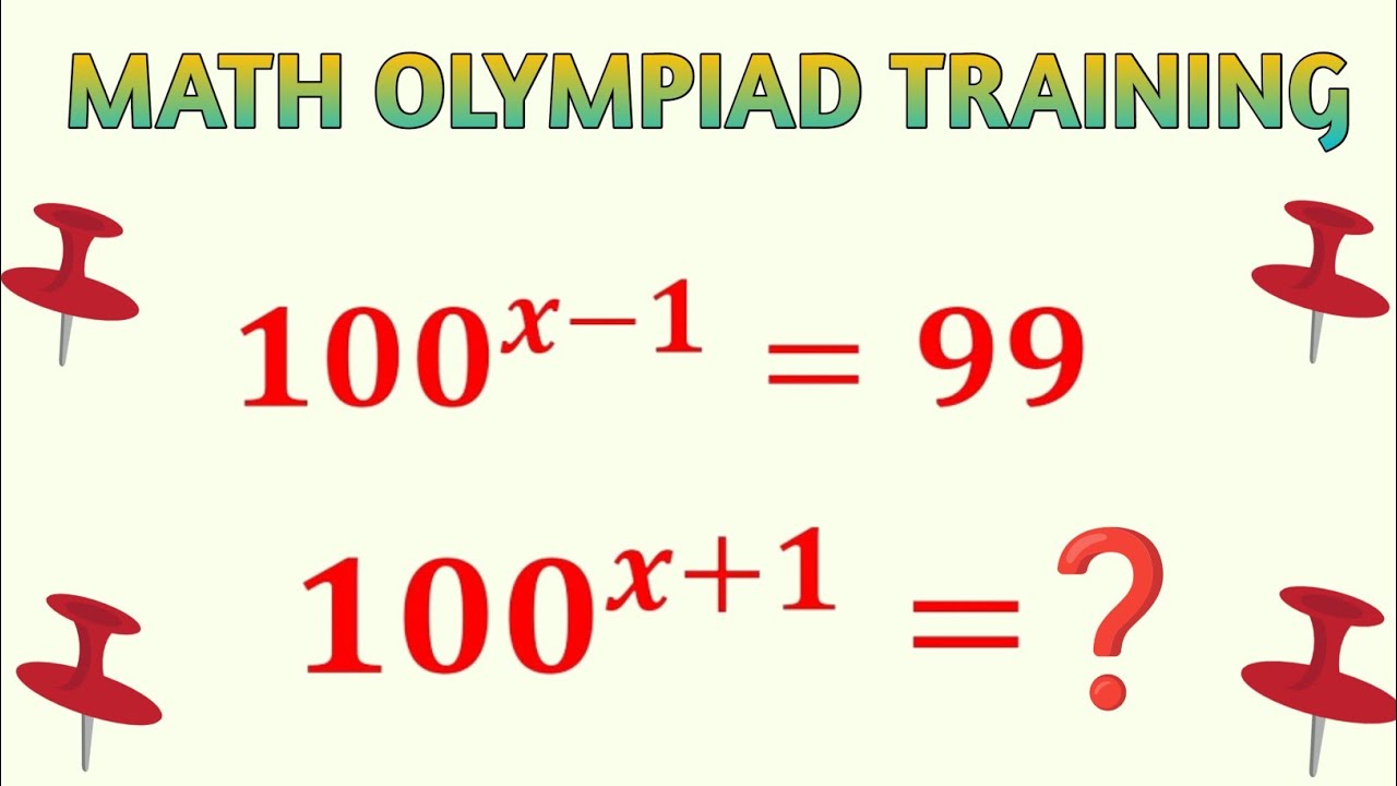 Can You find the value of the exponential Problem 100^(x+1) | Math ...