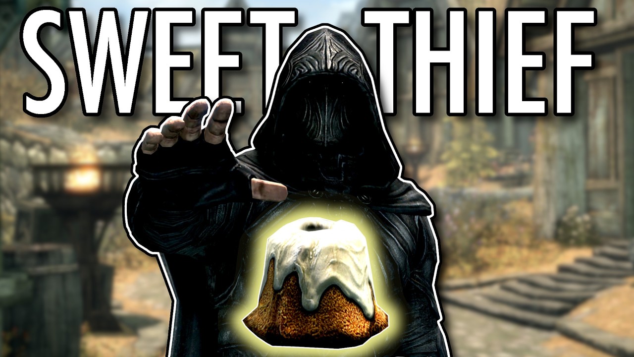 🔴SKYRIM BUT I BECOME A SWEET ROLL THIEF🔴 - YouTube