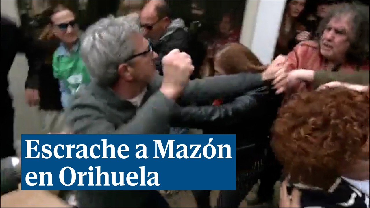Violentos enfrentamientos entre manifestantes y militantes del PP ...