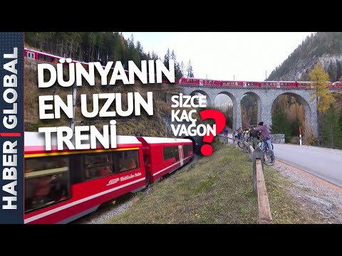 🤯BAŞI SONU GÖRÜNMÜYOR! Dünyanın En Uzun Yolcu Treninden Tarihi Sefer