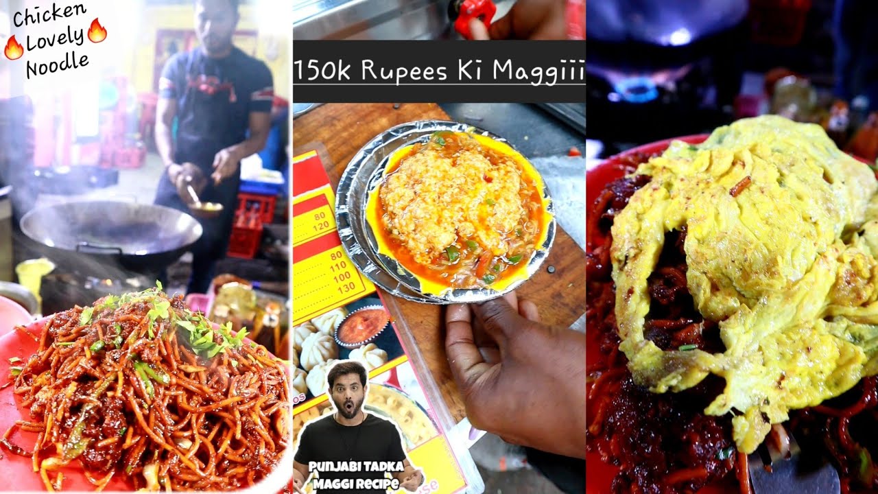 Butter Loaded Maggi Noodle and Chicken Lovely Noodle Recipe - A ...