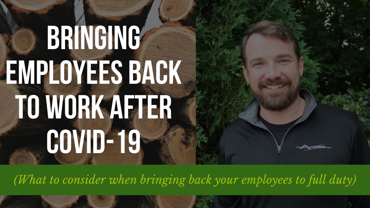 Bringing Employees Back to Work After COVID-19 - YouTube