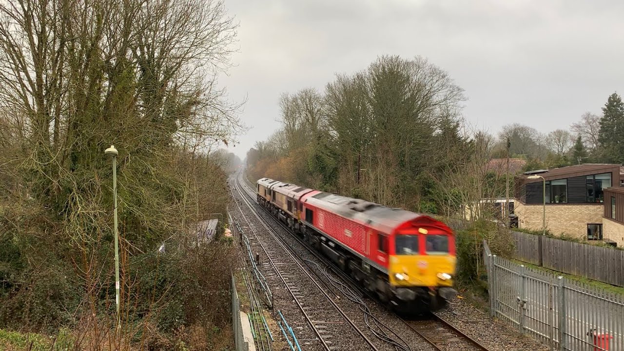 Class 66 | 66175 + 66083 + 66848 | Triple Header | DB Cargo UK + Colas ...