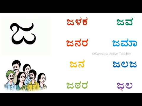 Kannada Varnamale, Kannada swaragalu, Kannada vyanjanagalu, Kannada ...