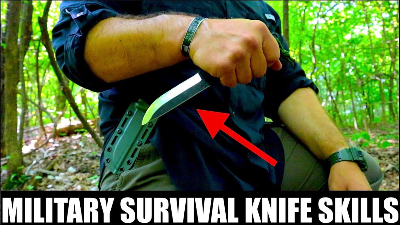 Military Survival Knife Field Skills! Tips and Tricks! - YouTube