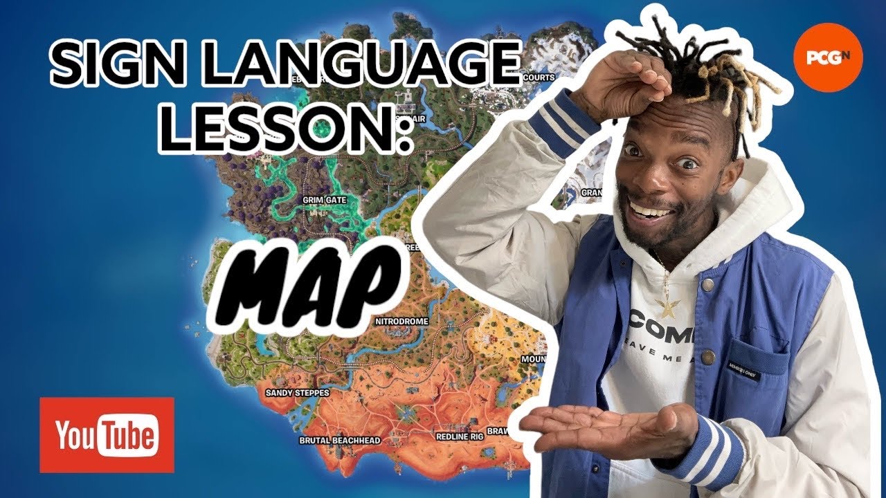 Sign Language Lesson: MAP #signlanguage - YouTube