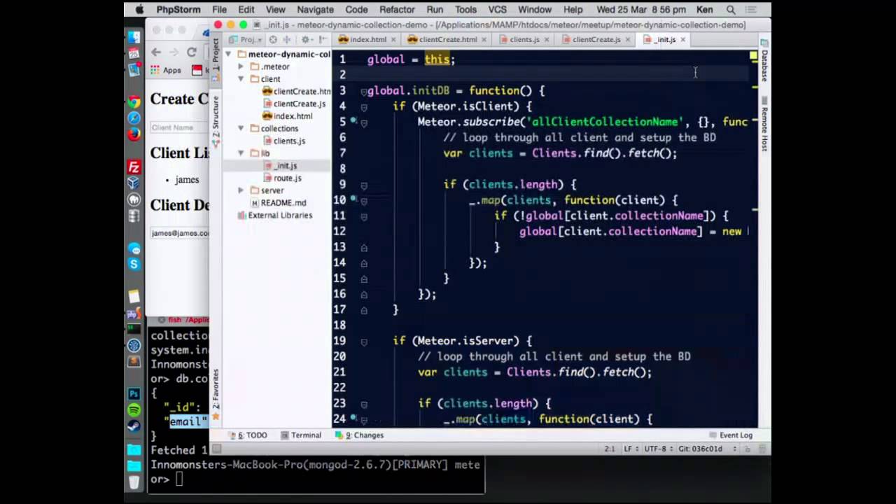 Dynamic Collections Dbbutler Meteor Mongodb Meetup Youtube