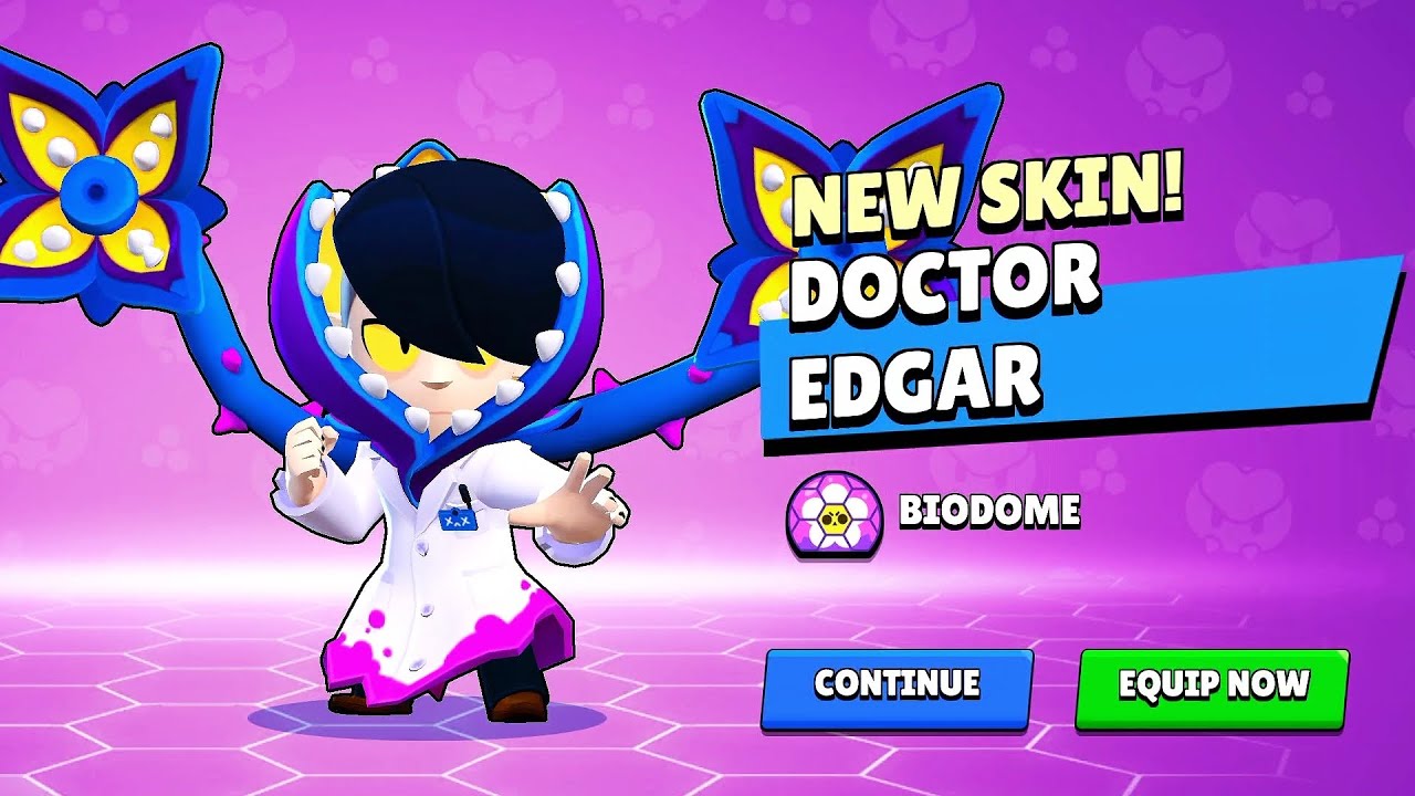 NEW SKIN ( DOCTOR EDGAR ) - BRAWL STAR'S MOBILE GAMEPLAY WALKTHROUGH ...
