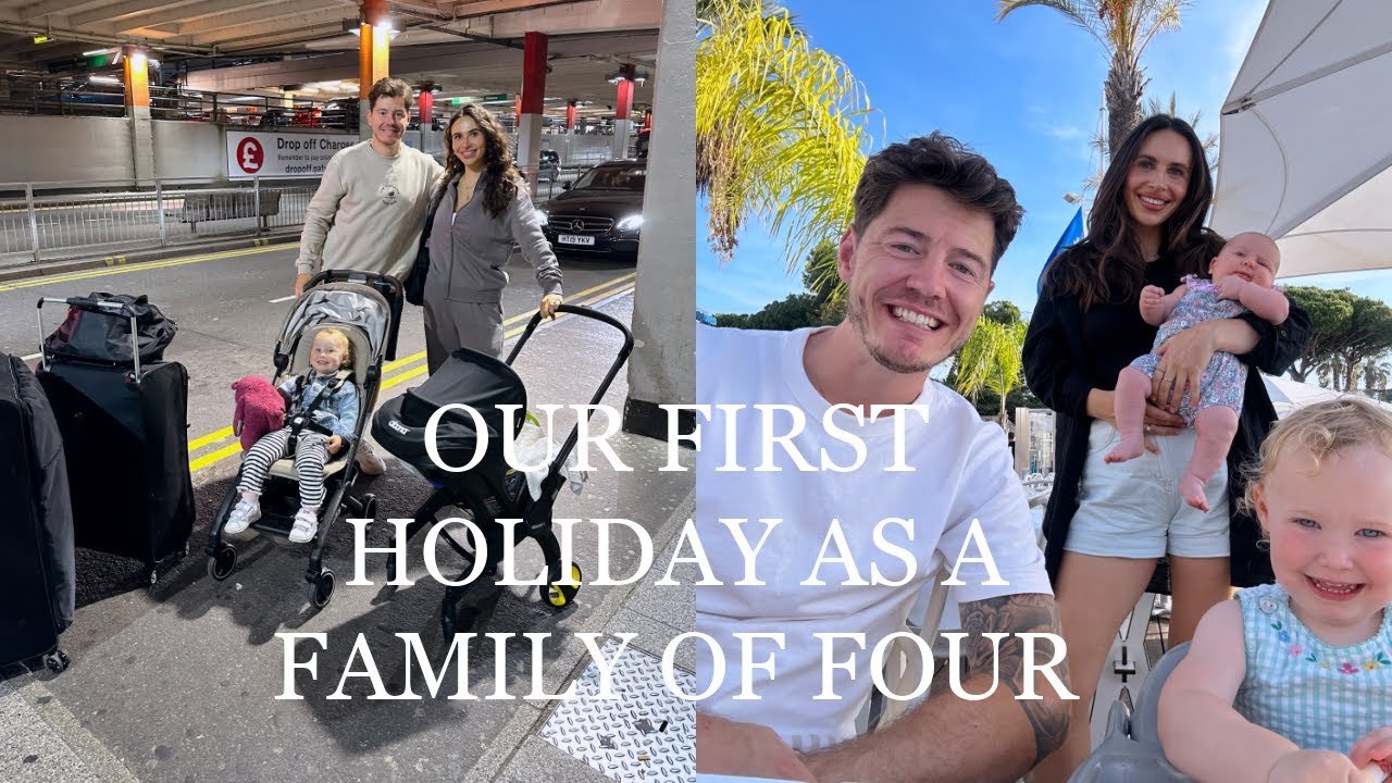 OUR FIRST HOLIDAY AS A FAMILY OF FOUR!!! Travelling with my 8 week & 2 ...