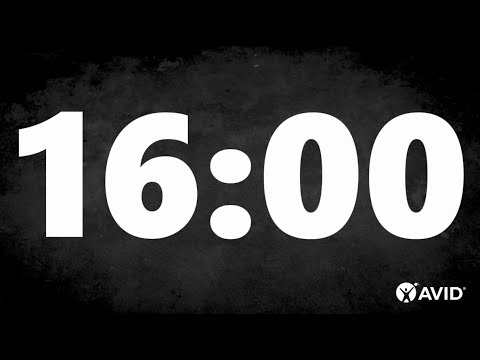 16 Minute Timer (blackboard) - YouTube