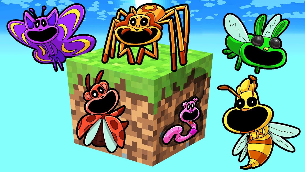 SKYBLOCK SMILING CRITTER BUGS! - YouTube