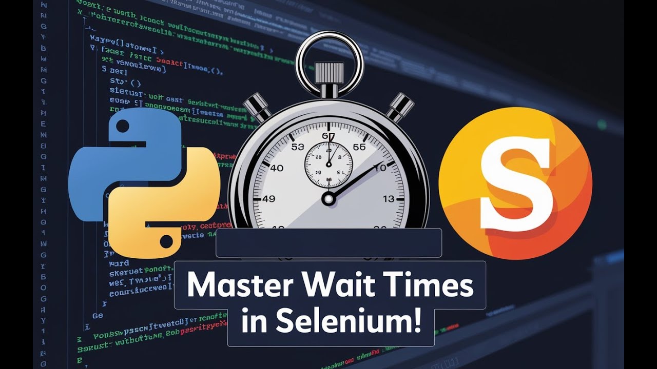 Wait Less In Python Selenium With Custom Strategies Youtube
