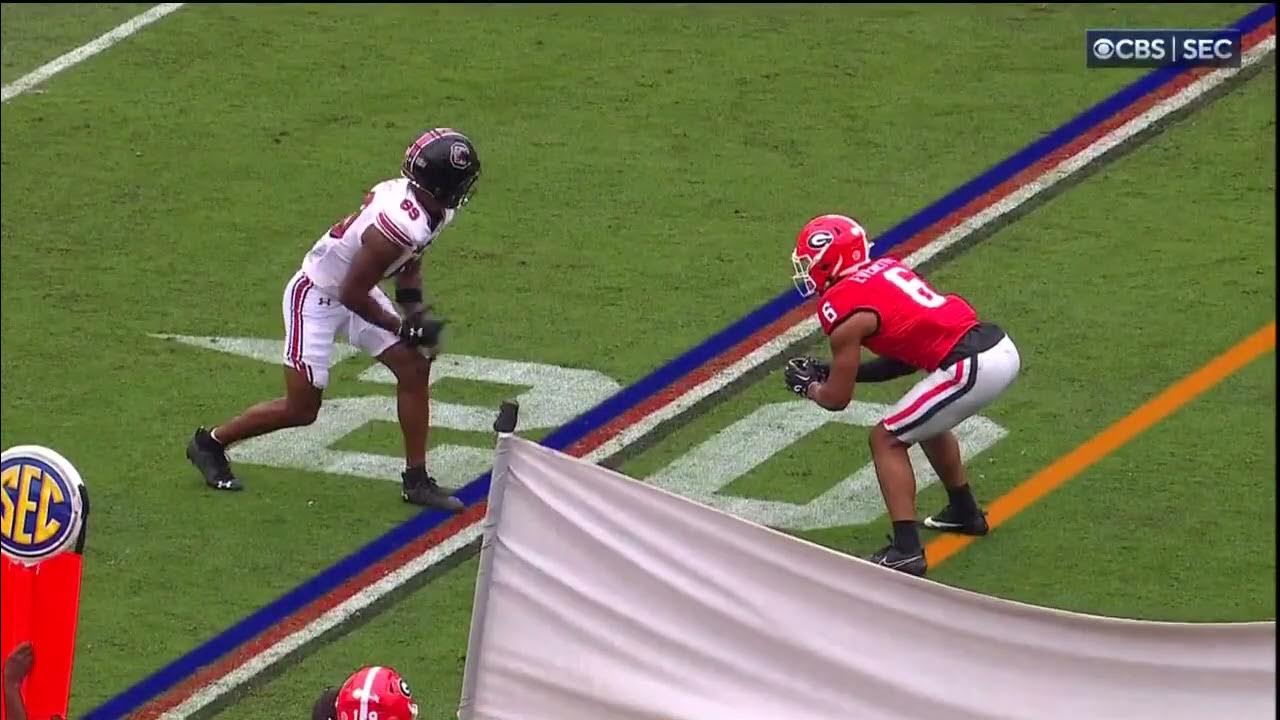 2023 USC vs Georgia - O'Mega Blake 10 Yd Reception - YouTube