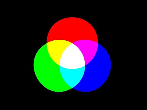 Synthese additive couleurs - YouTube