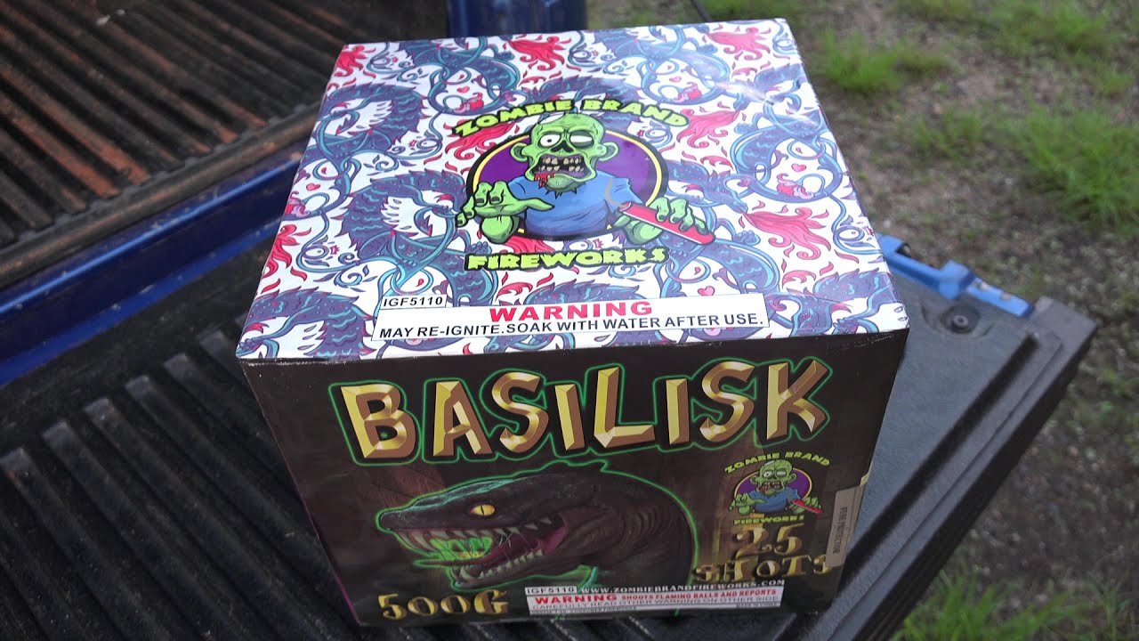 BASILISK by ZOMBIE BRAND FIREWORKS - YouTube