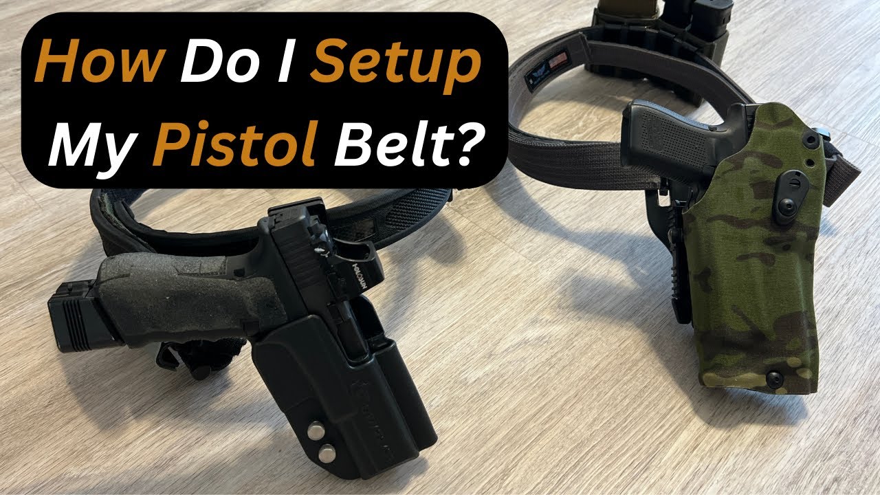 Pistol Belt's Setup Easily - YouTube