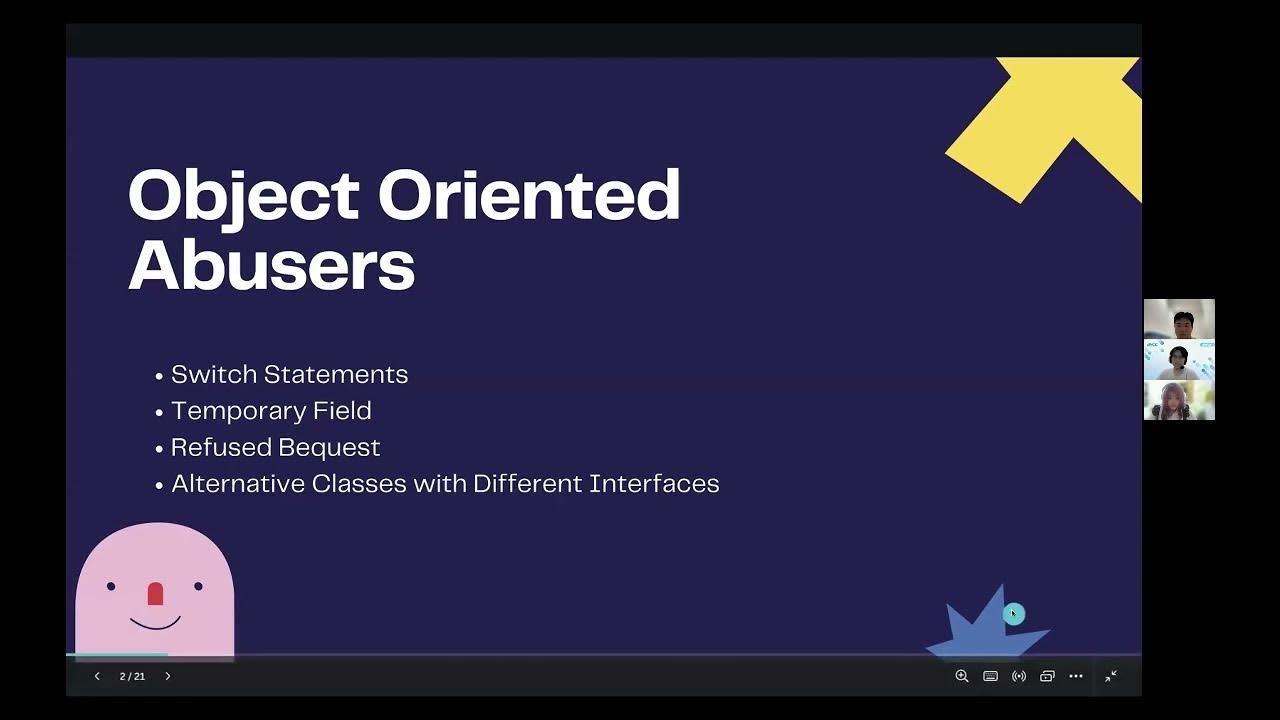 BINUS University Computer Science - Code Reengineering - Code Smell : The Object Orientation ...