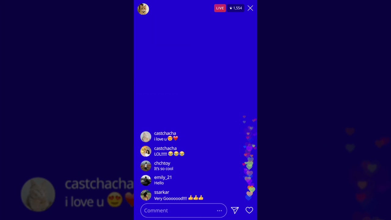 Instagram Live Chatting Mobile Frame || Blue Screen || By Green Screen ...