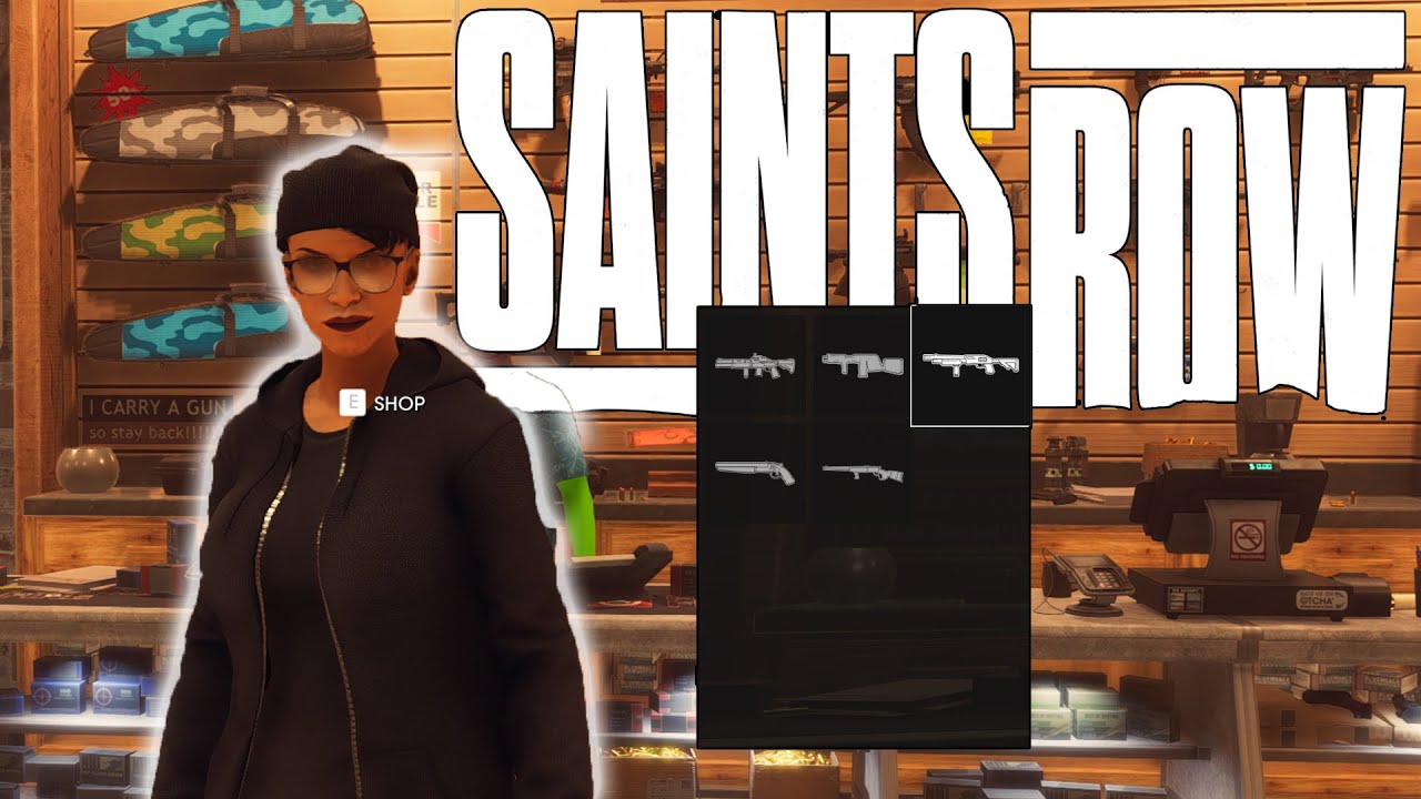 Saints Row - All Weapons Showcase and Customization - YouTube
