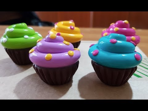 DIY cupcakes in fimo facili da fare - YouTube