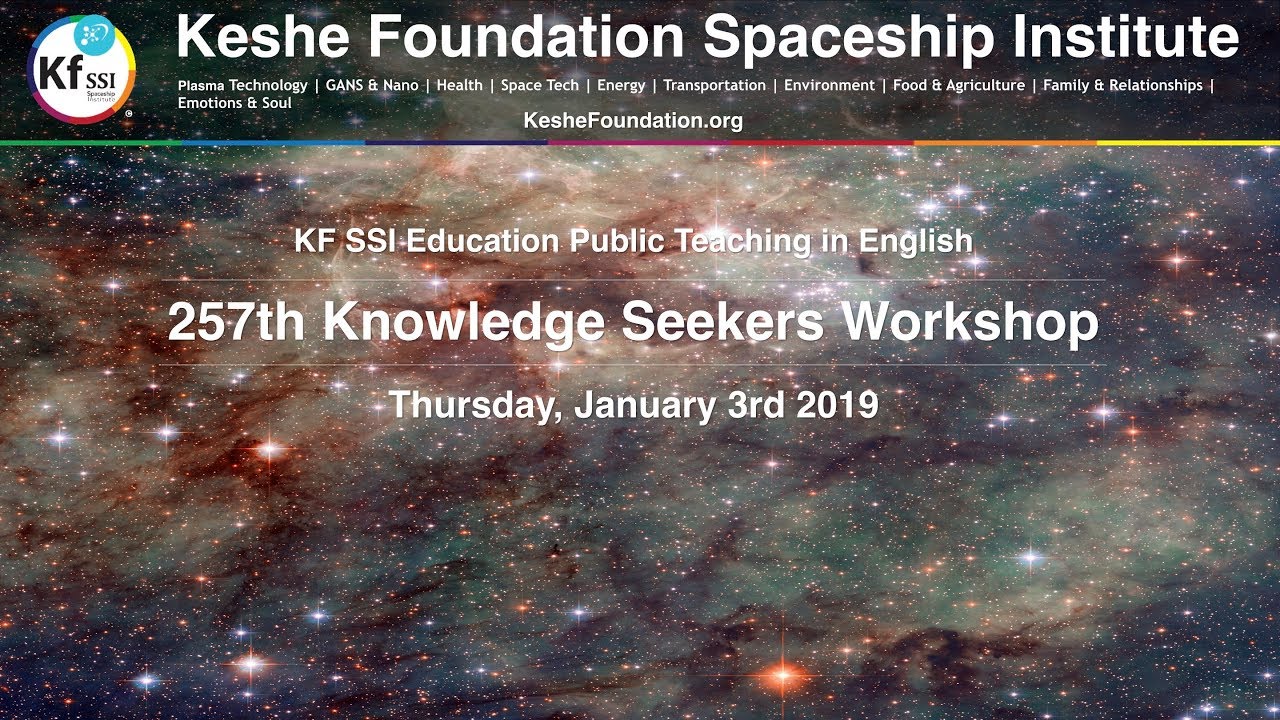 257th Knowledge Seekers Workshop - Jan 3, 2019 - YouTube