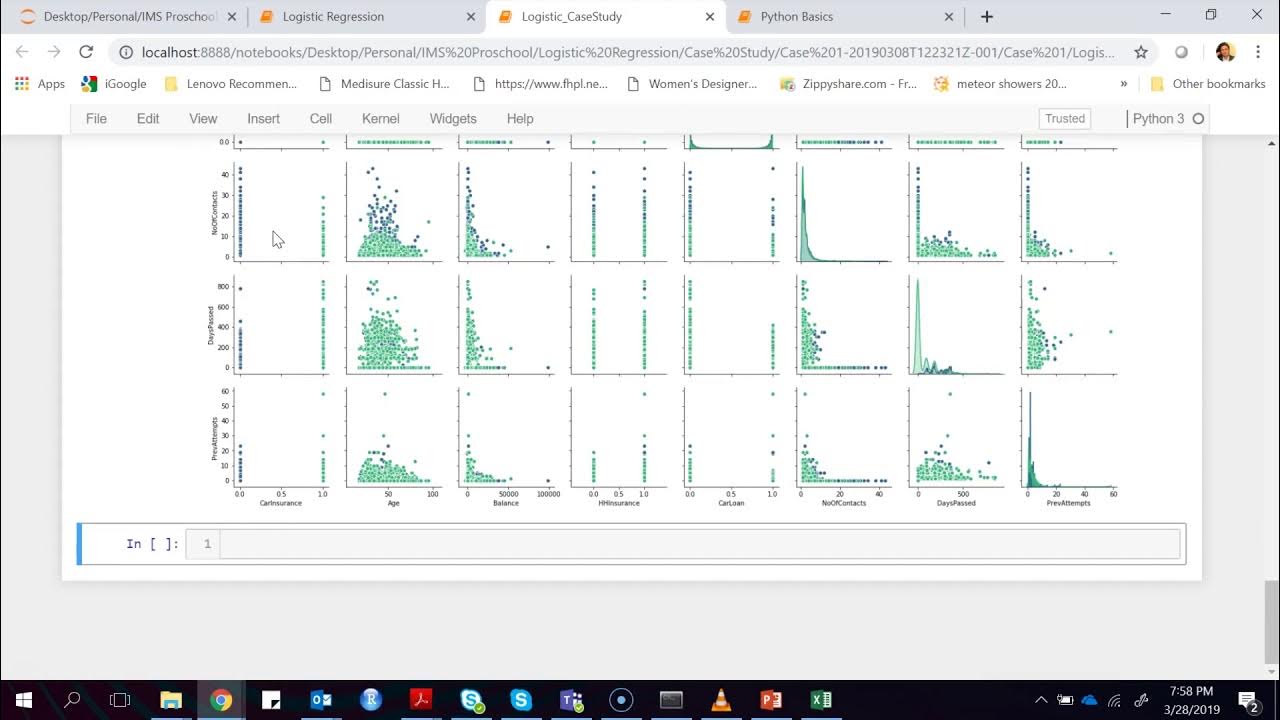 Logistic regression Case_Study 02 solved business problem. #regression #python - YouTube